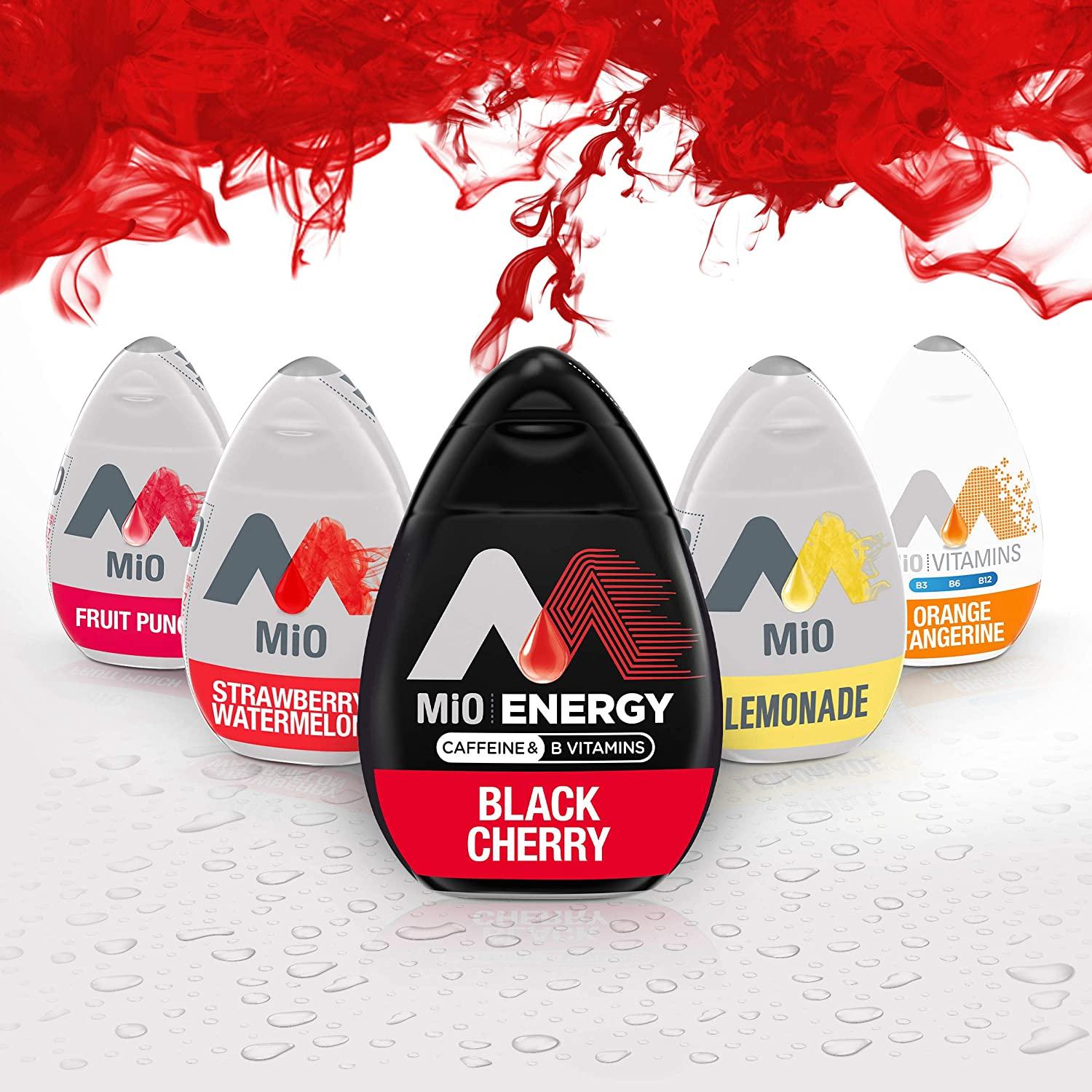 MiO Energy Black Cherry Liquid Water Enhancer 3.24 fl oz - Pack of 1 ...