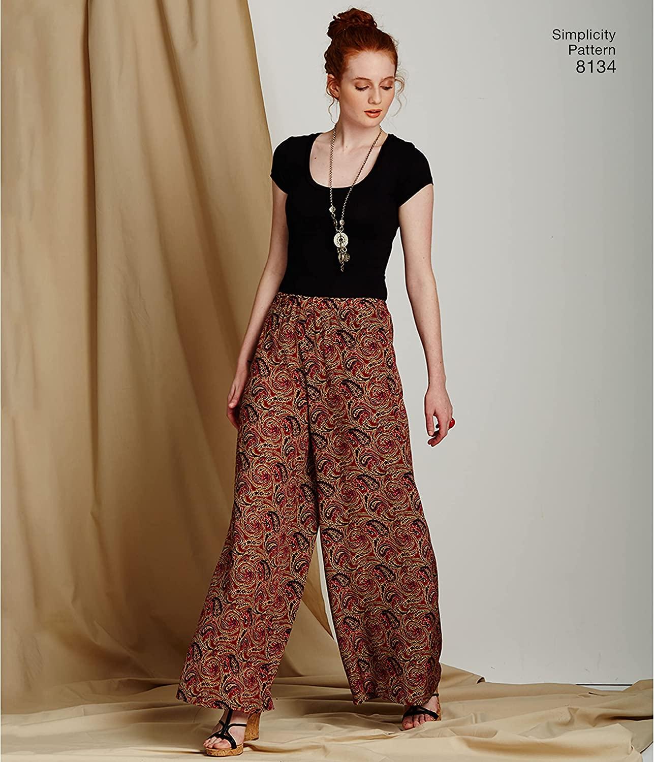 Simplicity 8134 Women's Pants and Shorts Sewing Pattern Kit - Sizes 6 ...