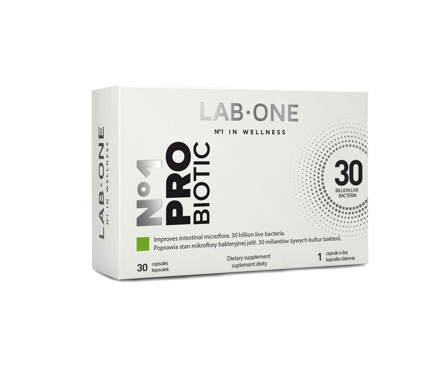 LAB ONE N1 ProBiotic + Prebiotic 30 Capsules - Modern SYNBIOTYK | Buy ...