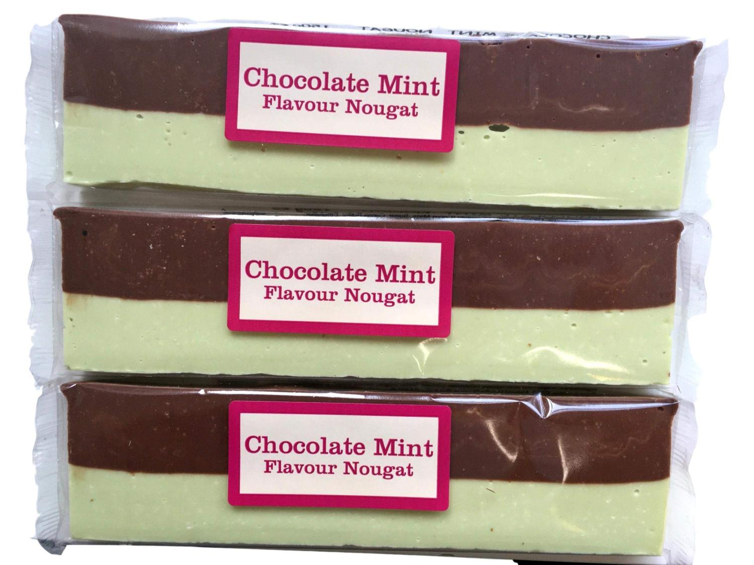 Chocolate and Mint Nougat Bars x 3 150g Bundle | Buy Now with Express ...