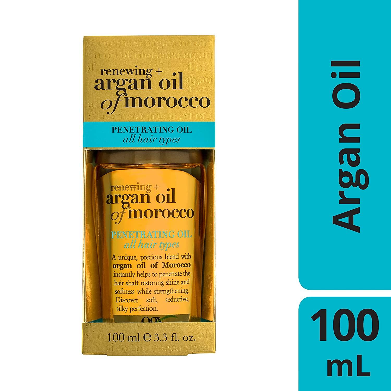 OGX Renewing Argan Oil of Morocco Hair Oil Treatment - 3.3 fl oz ...
