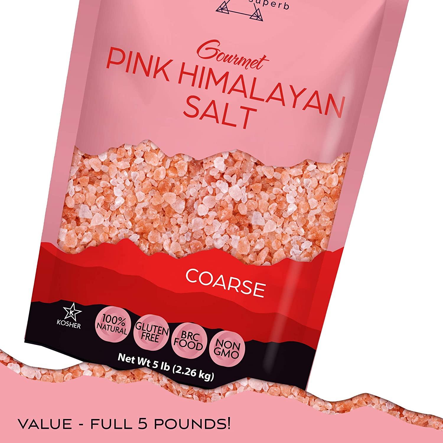 Pristine Superb Pink Himalayan Salt - Coarse Grain - 100% Natural ...