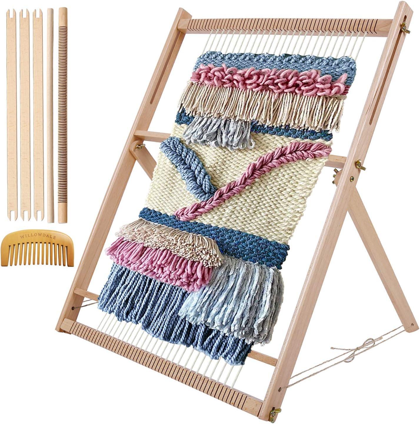 Willowdale 25.2x19.3 Multi-Craft Weaving Loom with Stand - Extra-Large ...