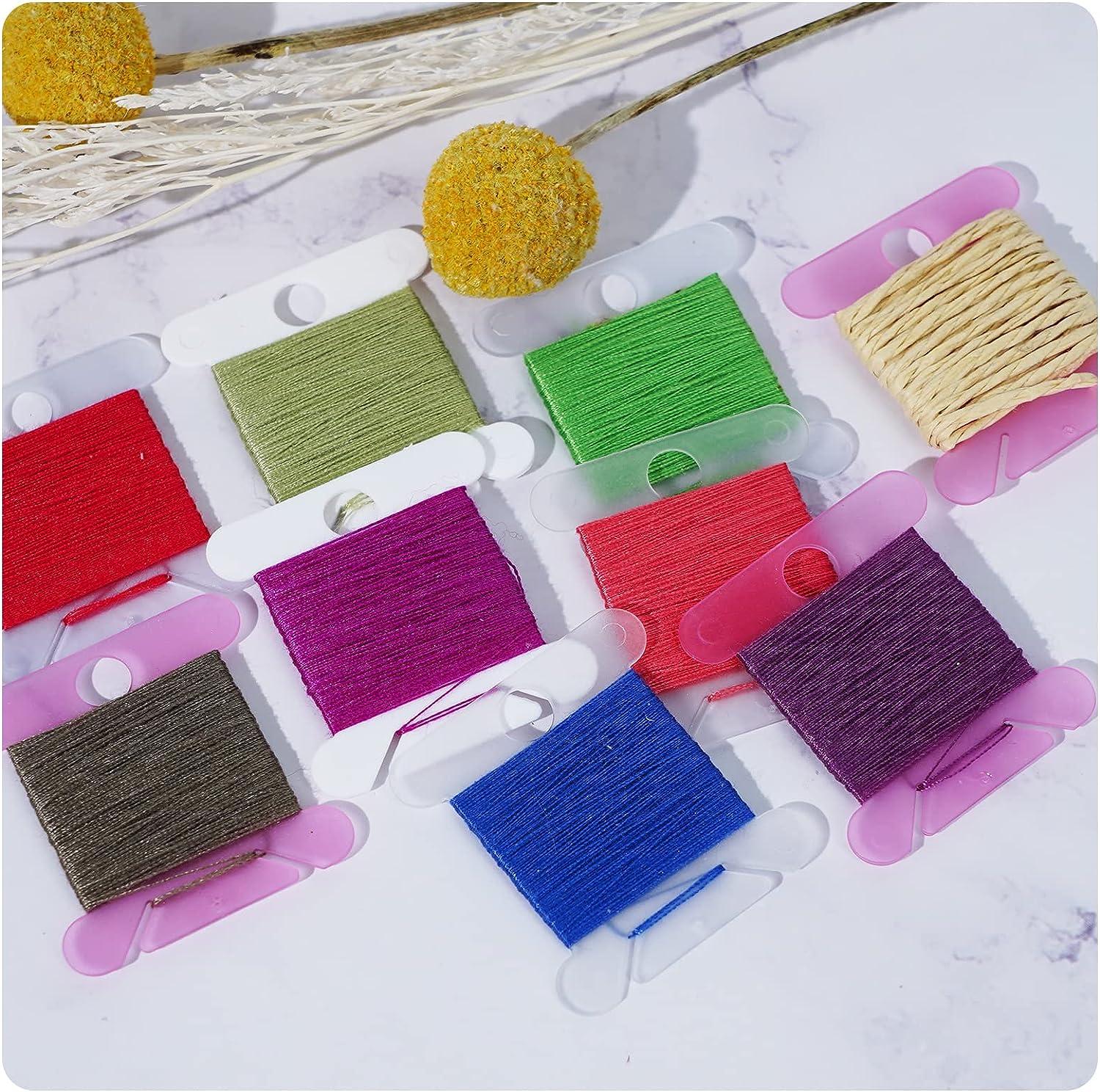 80 Pcs Embroidery Thread Organizer - Floss Storage Cards for Stitch ...