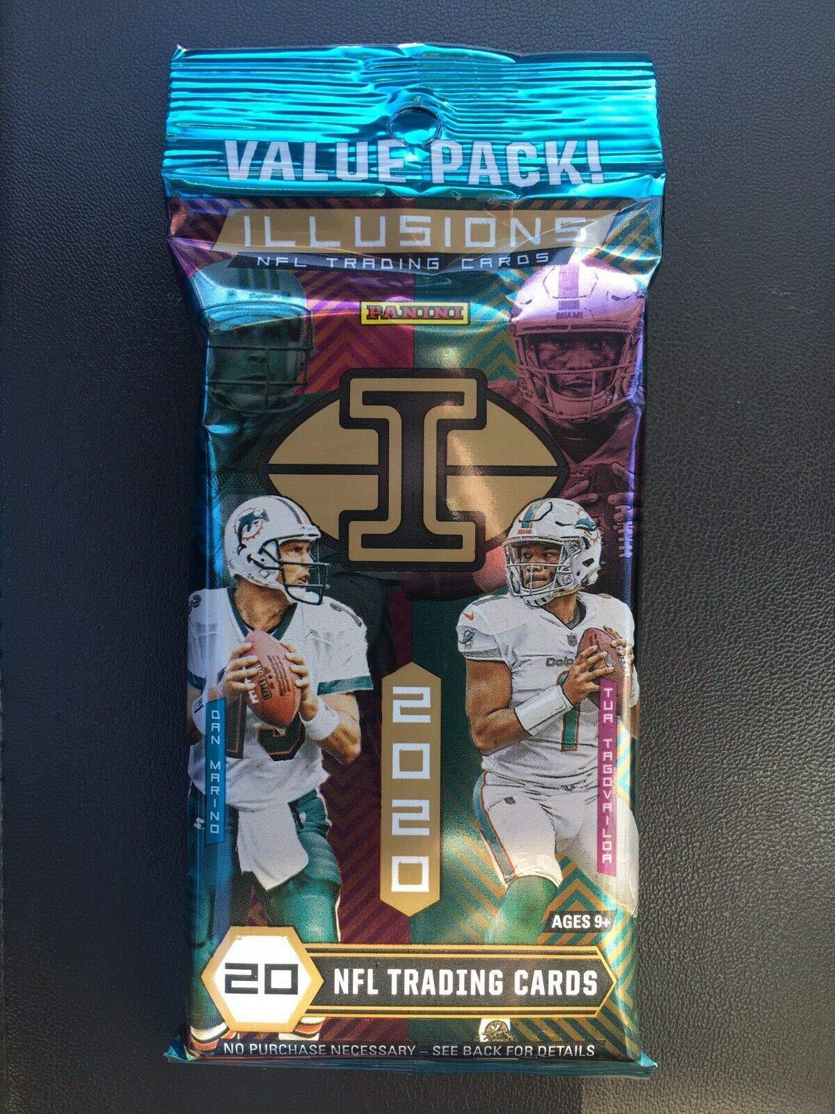 2020 Panini Illusions NFL Football VALUE pack (20 cards/pack) | Buy Now ...