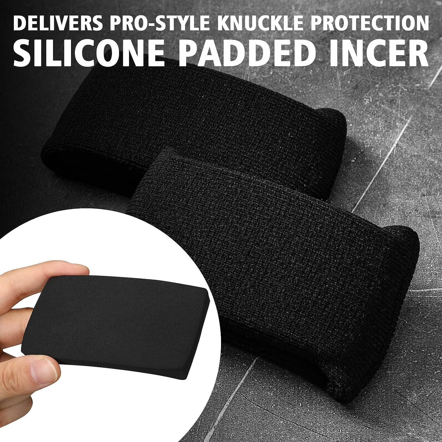 Sunnyray 4 Pairs Knuckle Guards for Boxing Gel Hand Guard - Black and ...