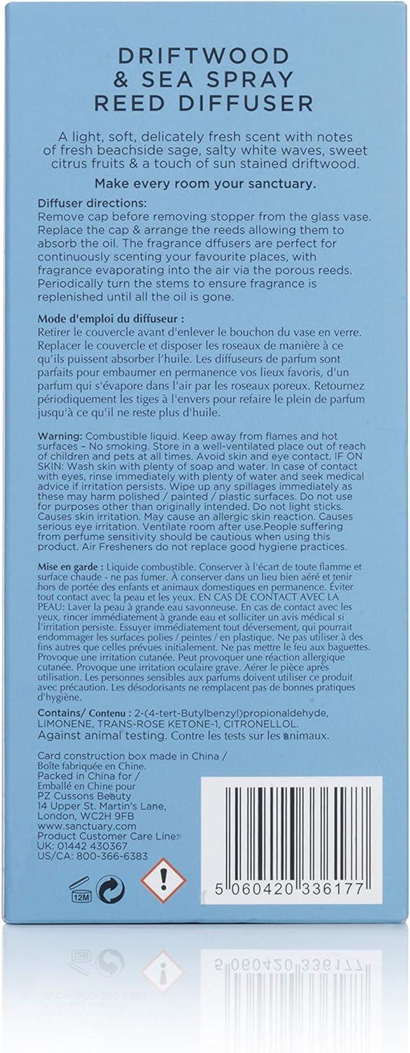 Sanctuary Spa Driftwood and Sea Spray Diffuser - Relaxing Home ...