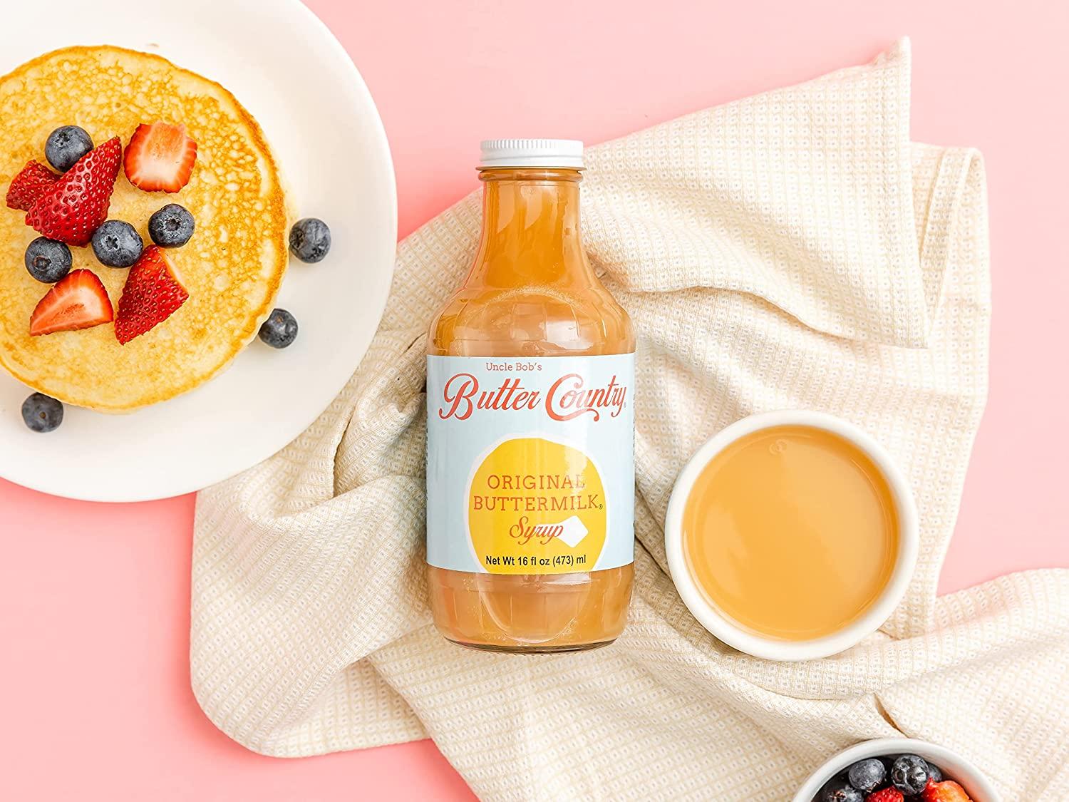 Uncle Bob's Butter Country Rich & Creamy Buttermilk Syrup - Original ...
