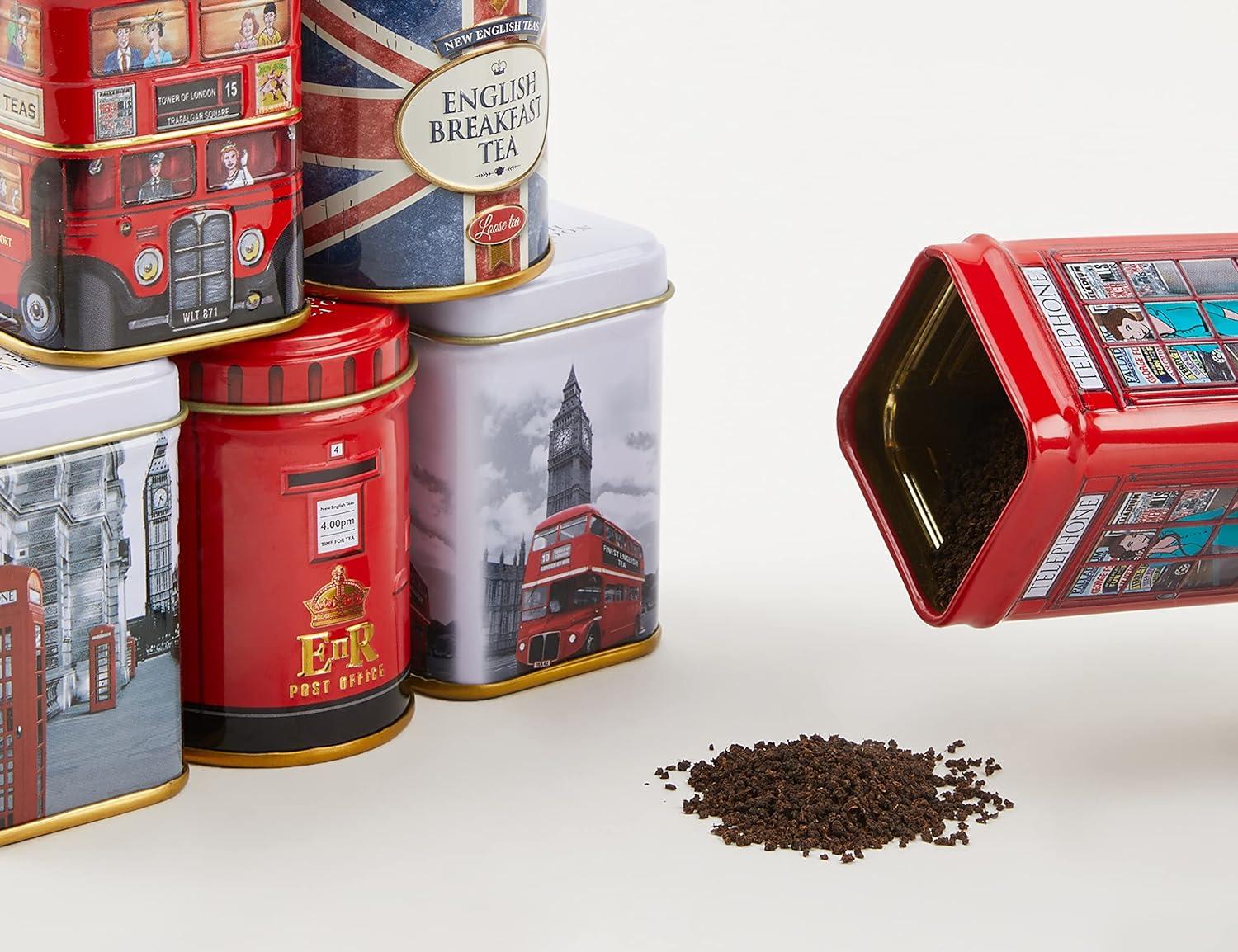New English Teas British Mini Tin Tea Selection 140g - Exquisite ...