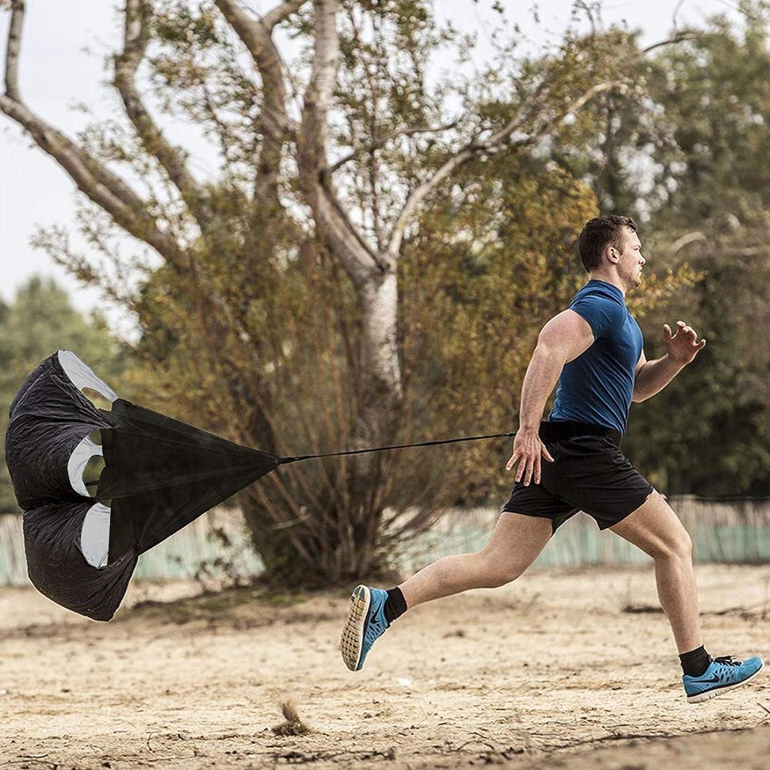 Tuimiyisou 56 Speed Chute Resistance Parachute for Running & Sports ...