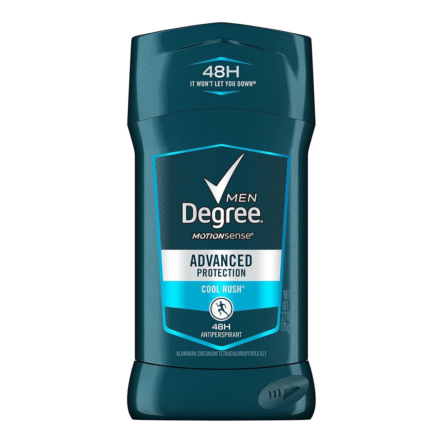 Unilever Degree Men Antiperspirant Deodorant Cool Rush 2.7oz Long ...