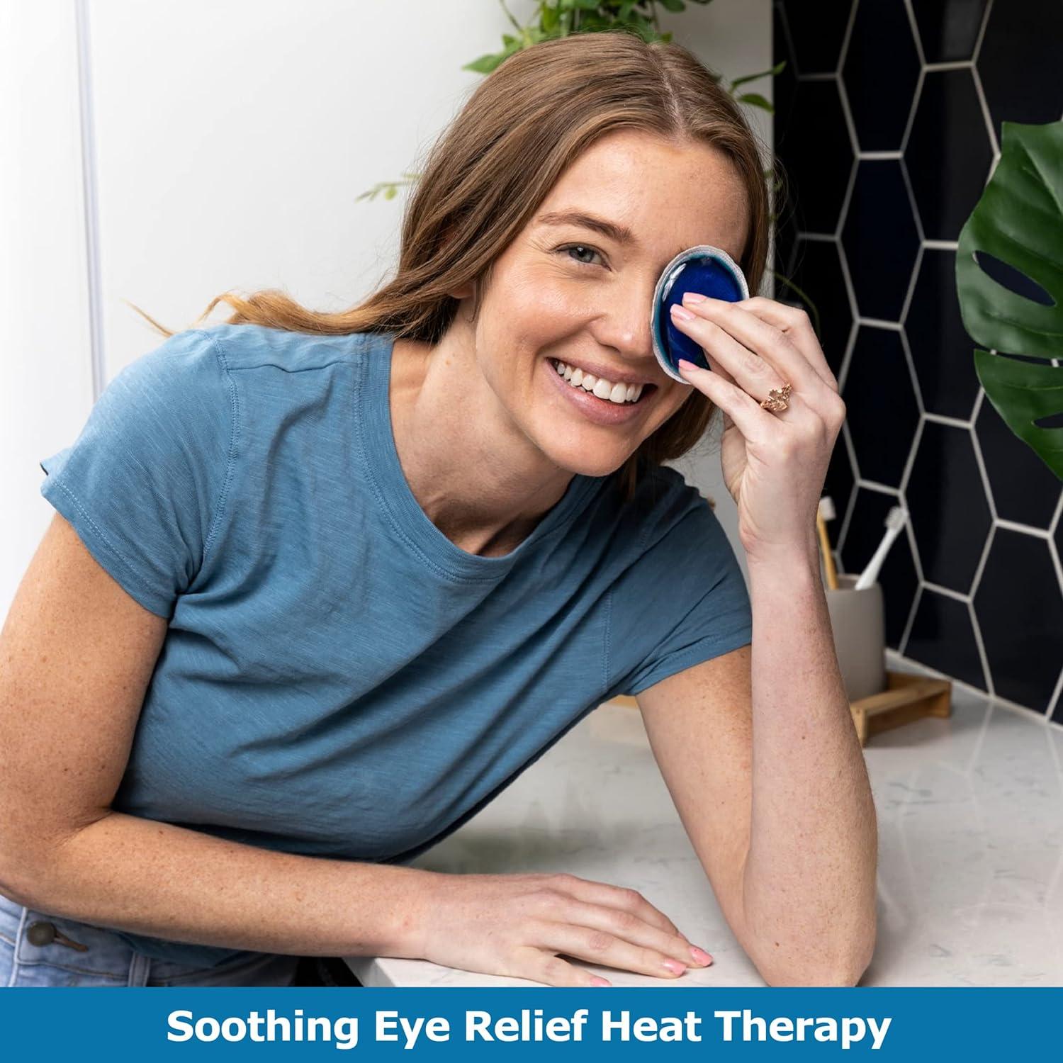 Self Heating Eye Compress and Lid Wipes - Stye Treatment, Dry Eyes ...