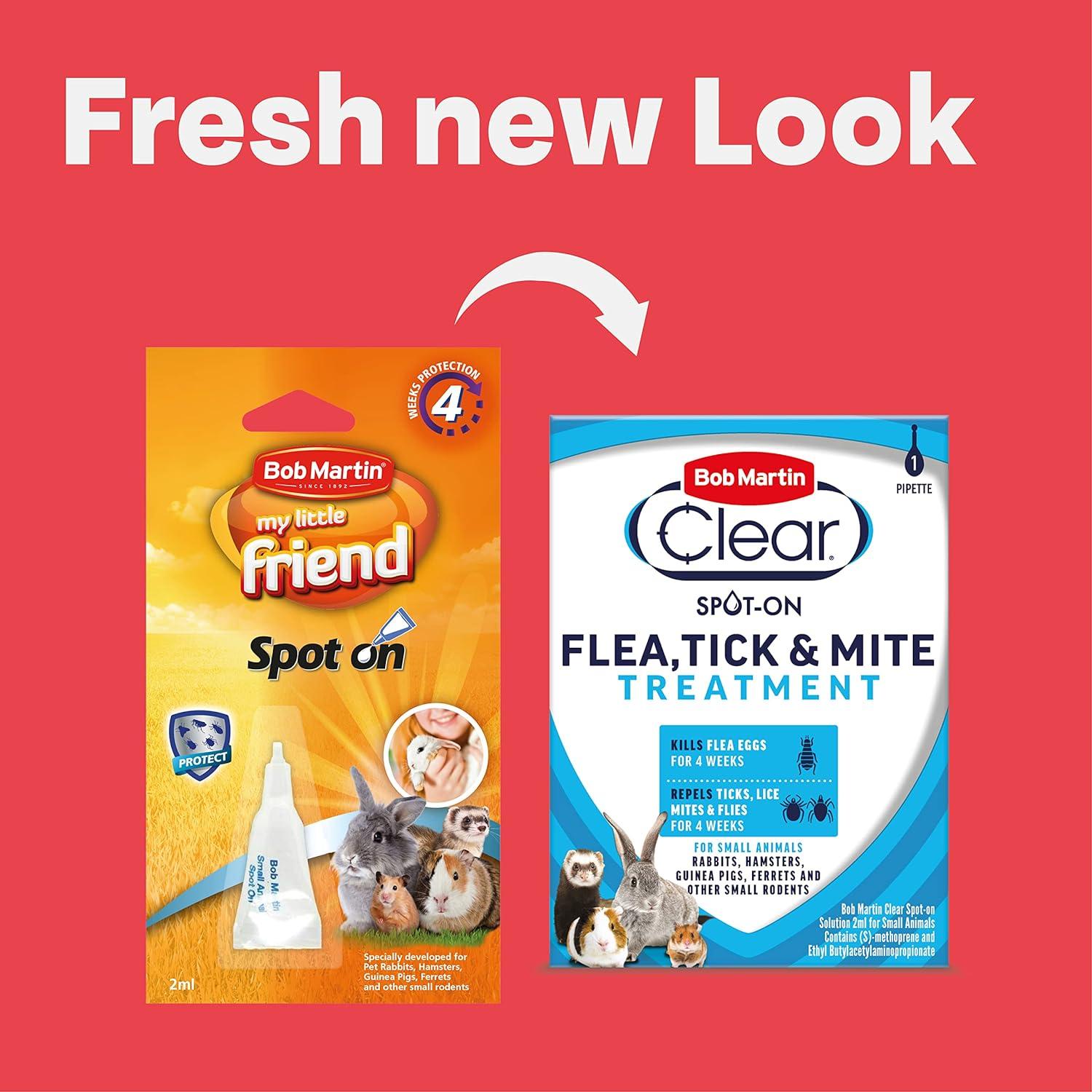 Bob Martin K0300 Clear Spot On Flea Treatment for Small Pets ...