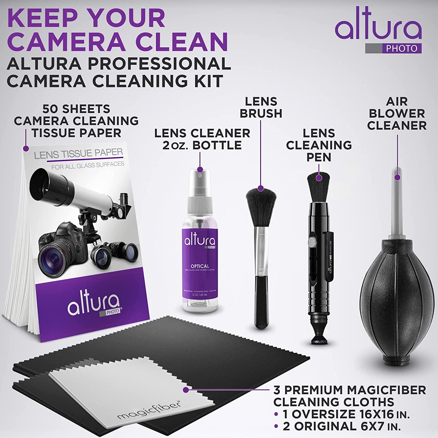 Altura Photo Professional Cleaning Kit for DSLR Cameras and Electronics ...