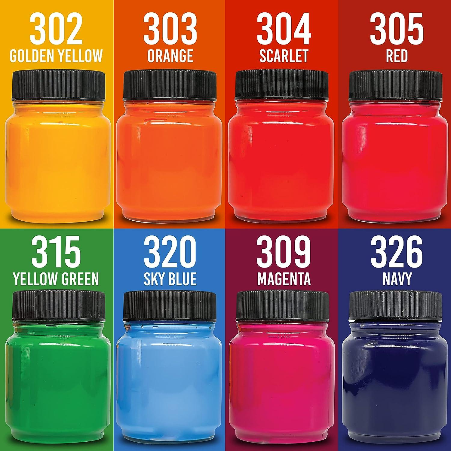 Printing Ink Companies Jacquard Versatex Printing Ink Set - 8 Colors (2 ...