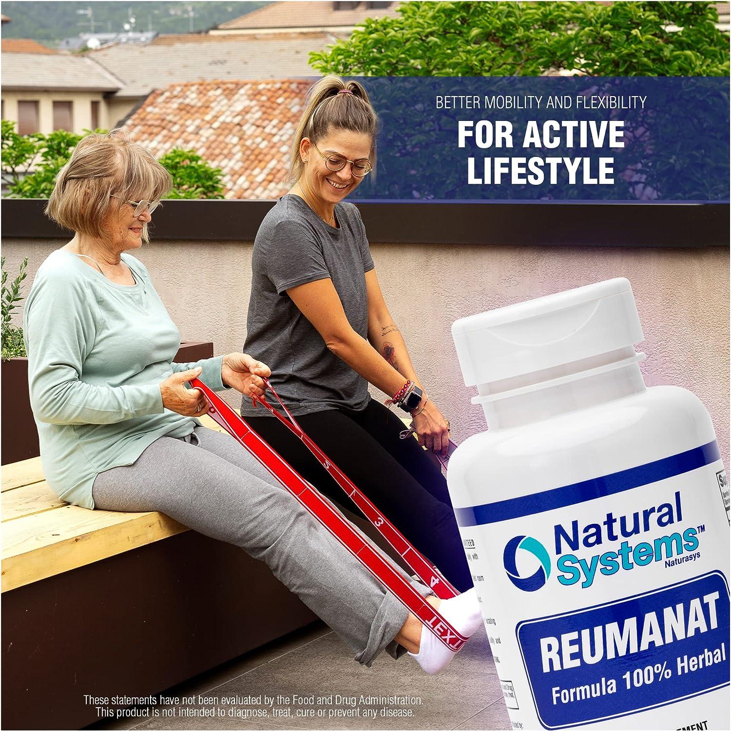 Reumanat Joint Support Supplement - 60 Capsules, 100% Herbal by Natural ...