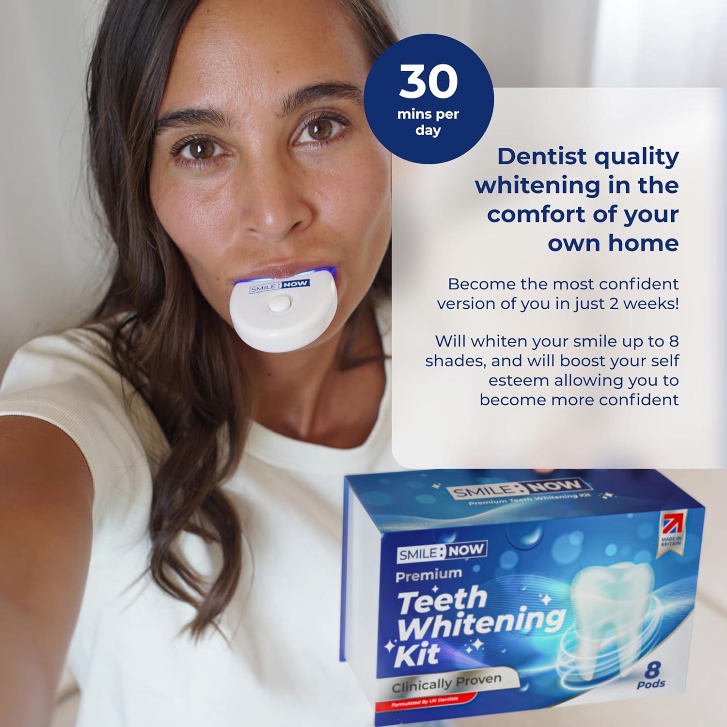 Pap Teeth Whitening Kit - Dentist-Formulated in Britain - 8 Gel Pods ...