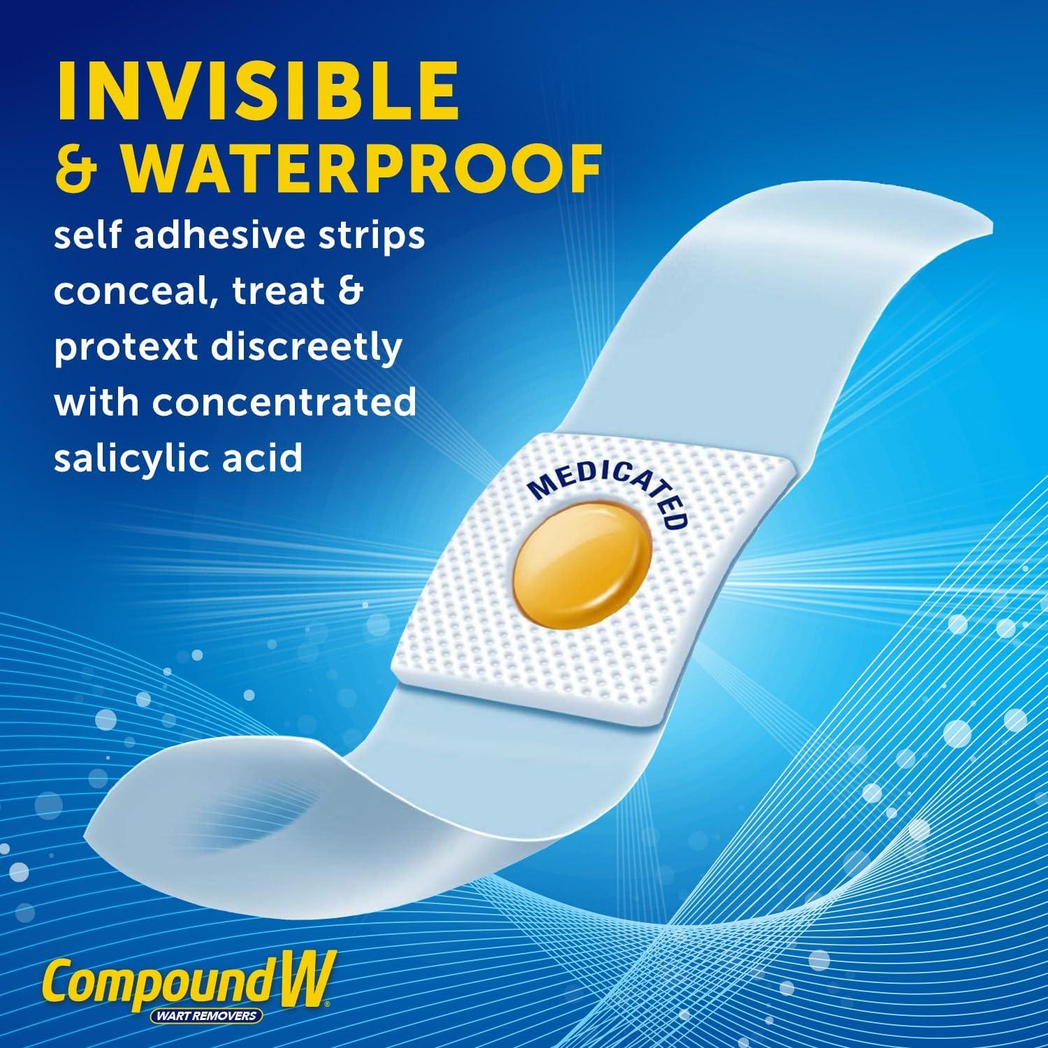 Compound W Wart Remover Maximum Stength One Step Invisible Pads - 14 ...