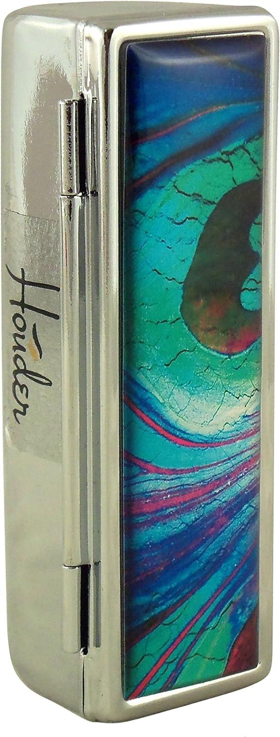Houder Designer Lipstick Case with Mirror for Purse - Velvet Lined ...