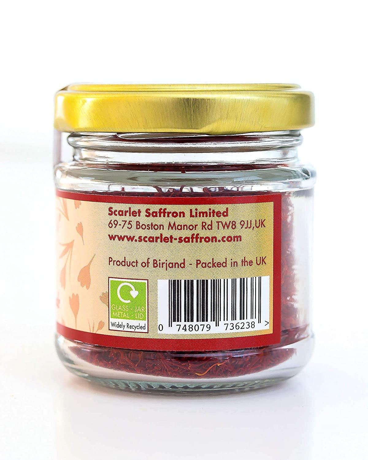 Scarlet Saffron Natural Red Saffron Threads - 15g Authentic Cooking ...