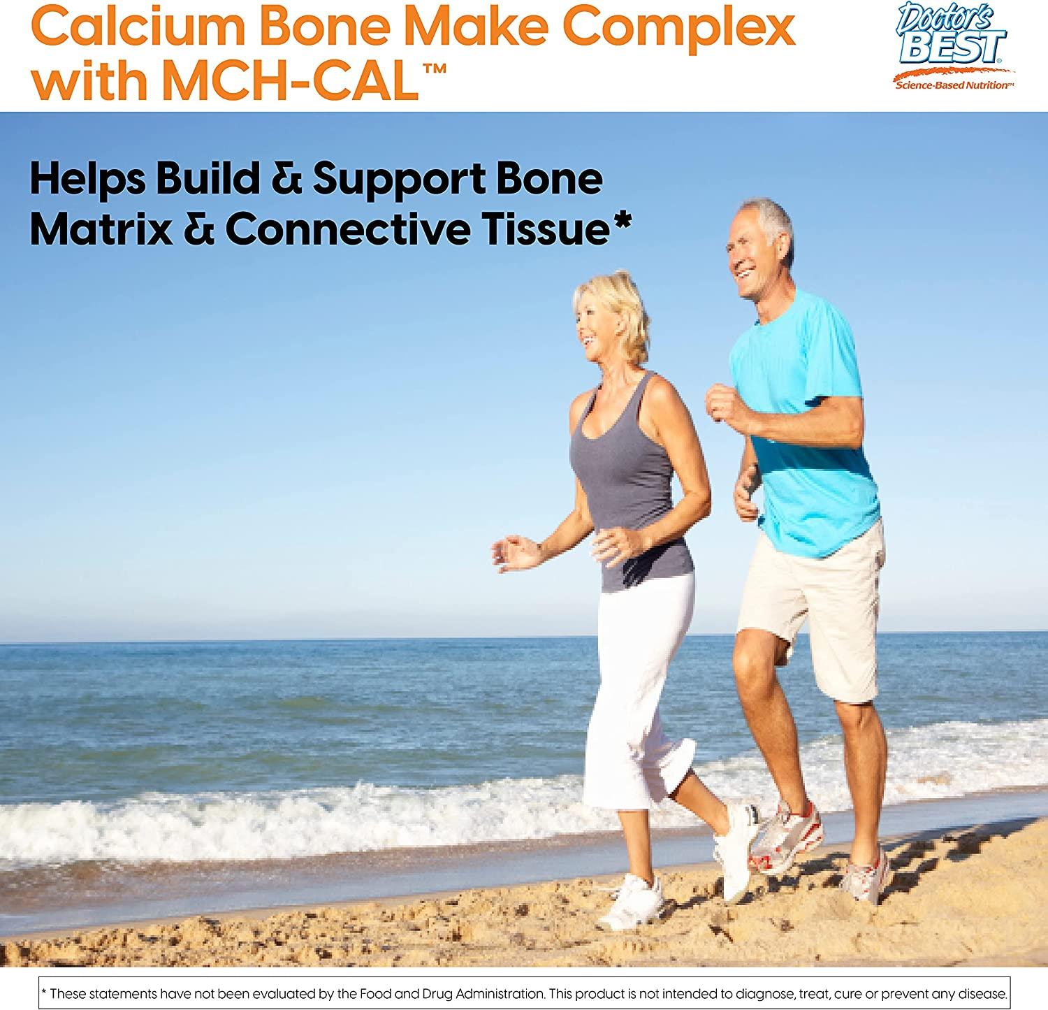 Doctor's Best Calcium Bone Maker Complex with MCHCal - Supports Bone ...