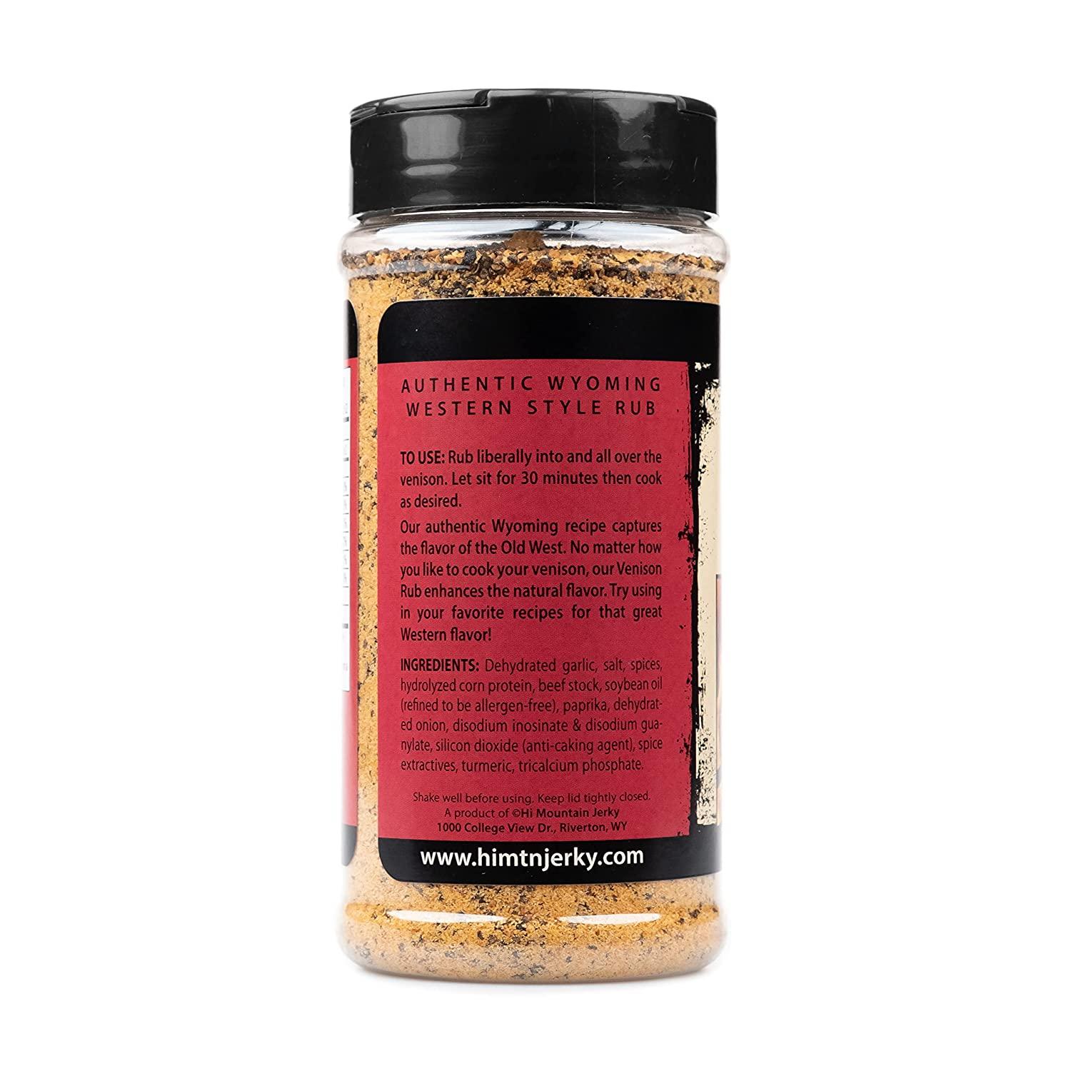 Hi Mountain Seasoning Venison Grill Rub - Premium Venison Rub for Grilling | Buy Now with ...