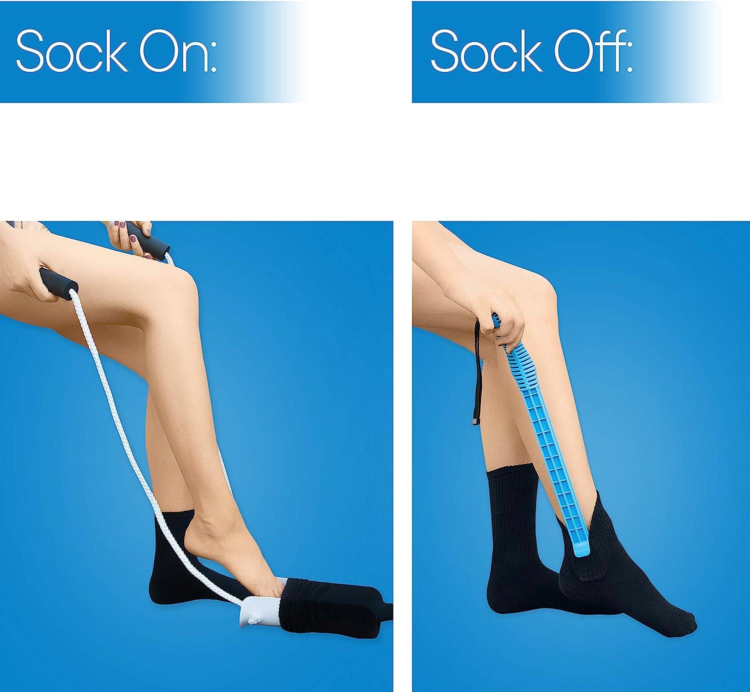 putting on socks device