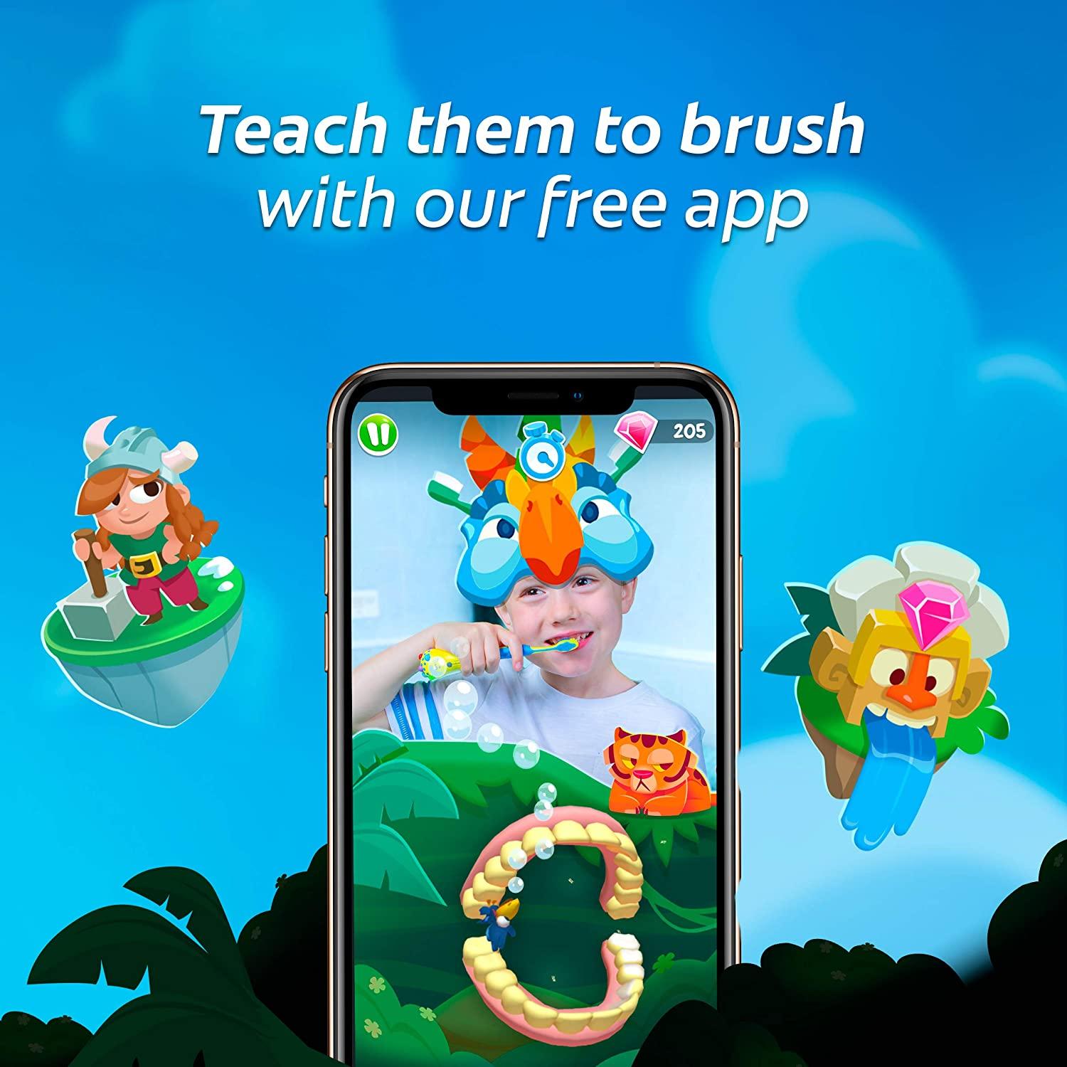 Colgate Magik Smart Toothbrush for Kids - Yellow, 3 Piece Set | Buy Now ...