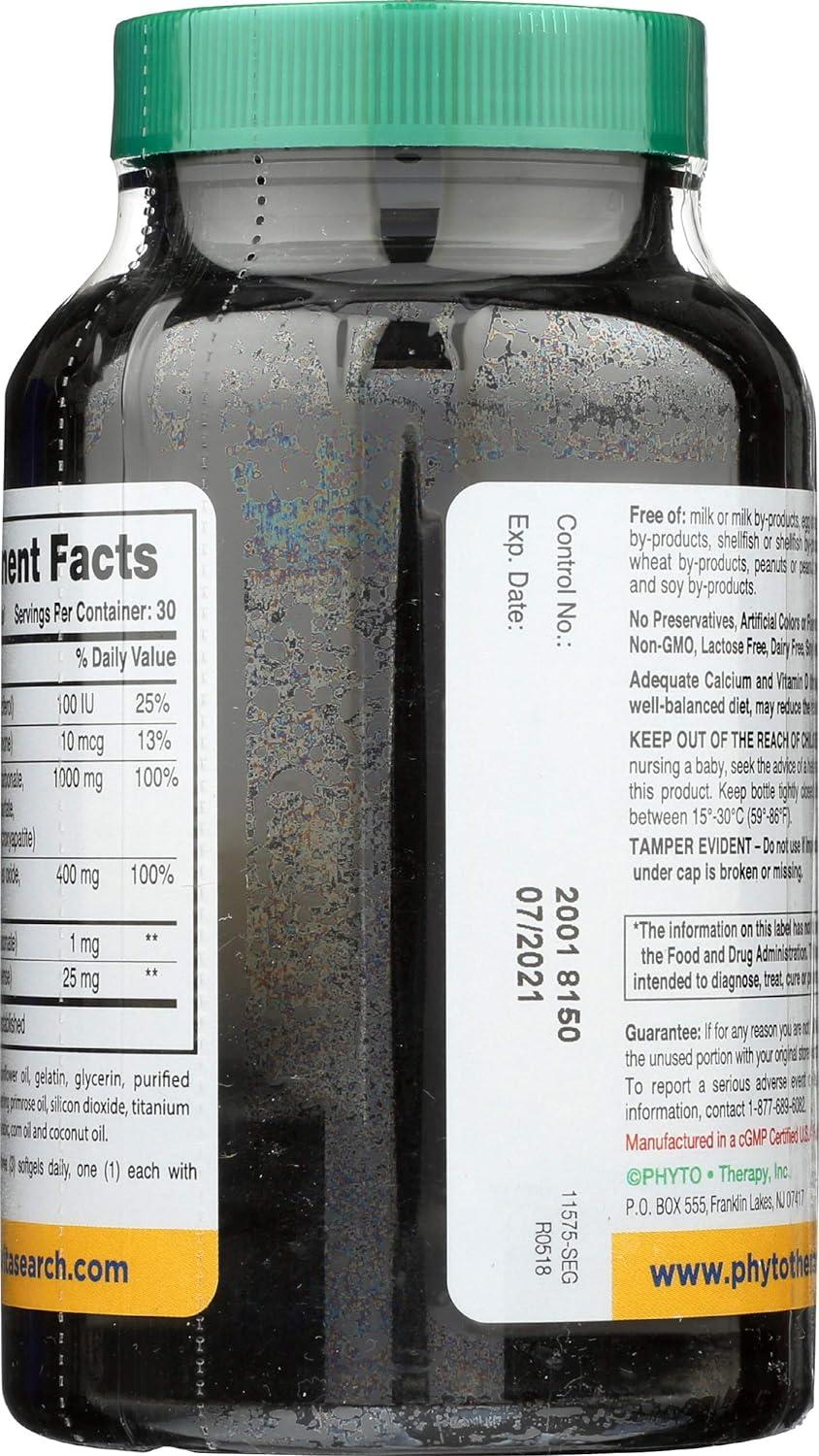 Phyto-Therapy Liquid Calcium 1000 mg - 90 Count | High Potency ...