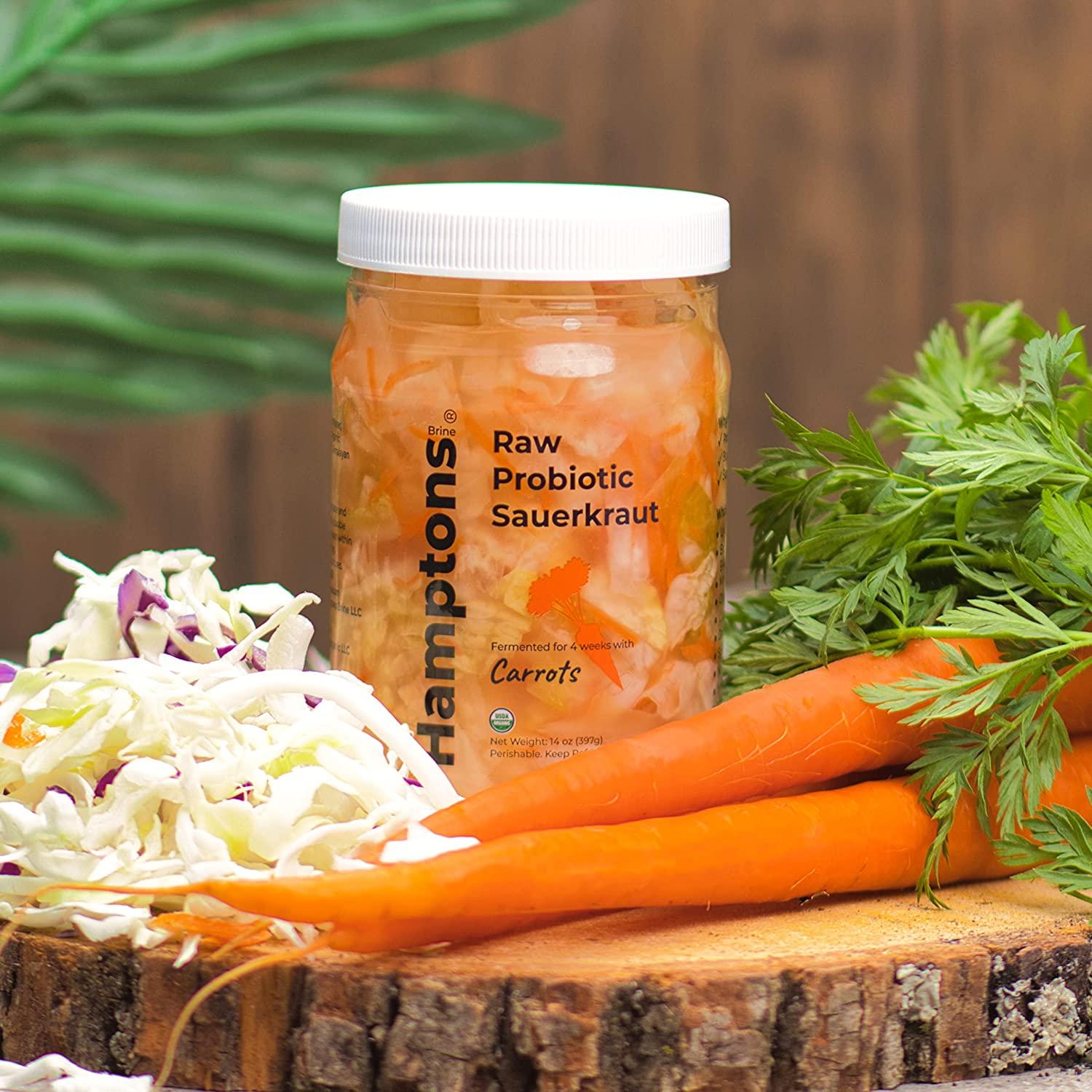 Sauerkraut Classic: Raw Fermented Organic Kraut with Live Probiotics ...