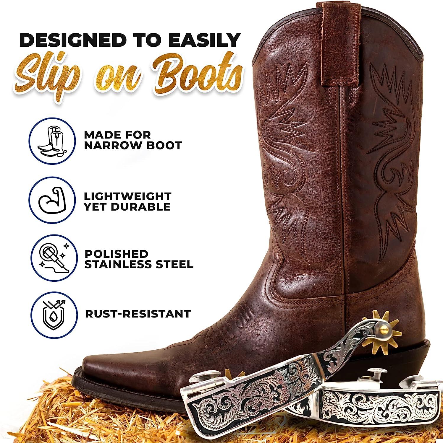 Colorado Saddlery Men's Night Hawk Spurs - Premium Western Spurs for ...