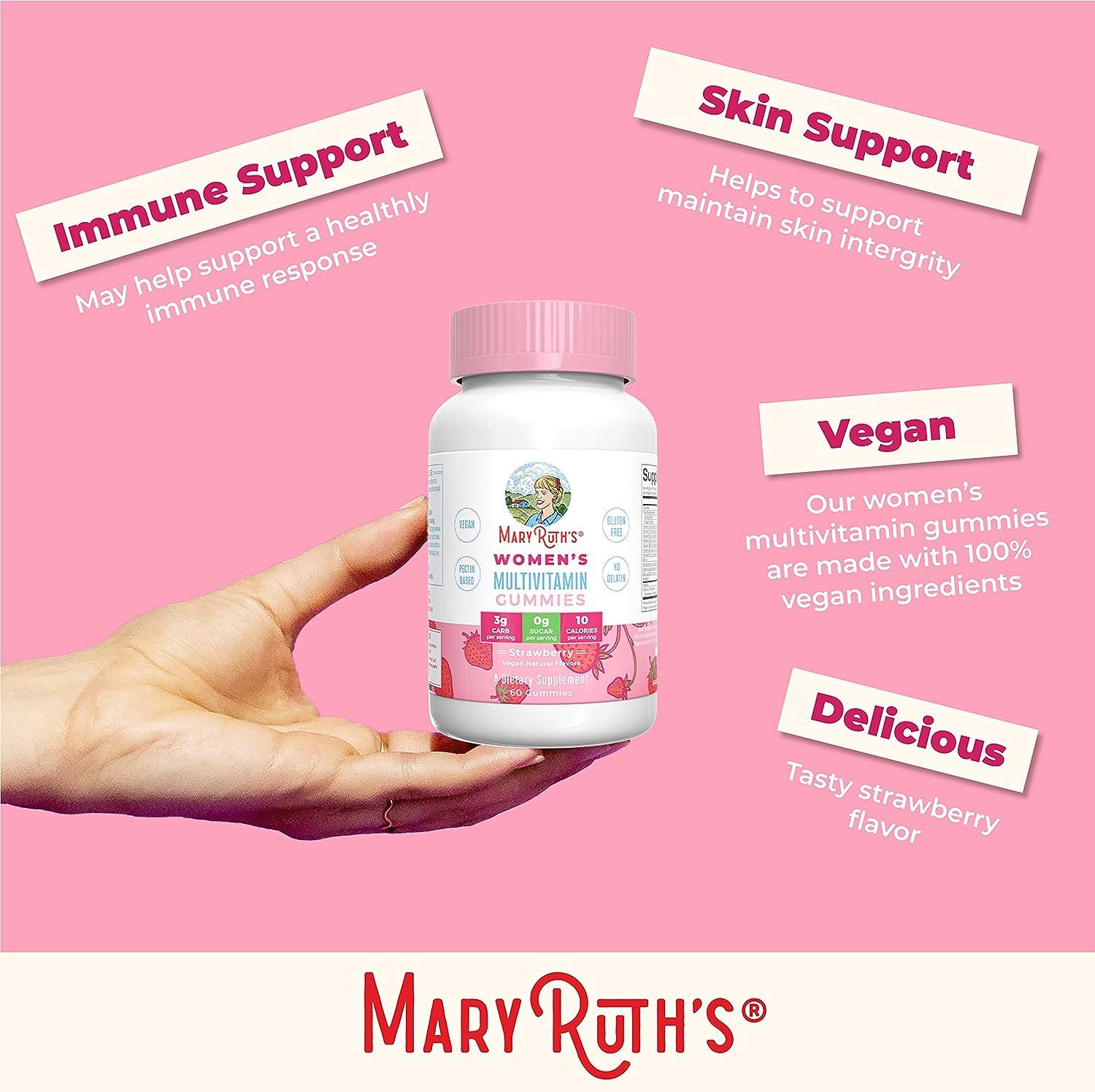 Mary Ruth's Women's Multivitamin Gummies 60 CT - Essential Daily ...