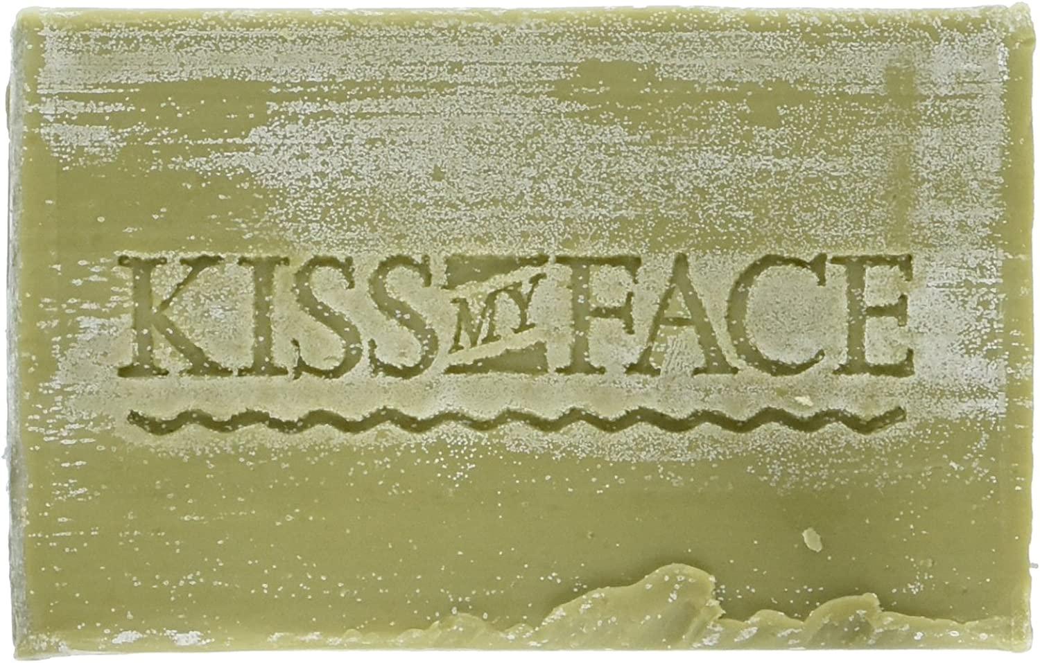 Kiss My Face Olive & Aloe Soap Bar with Sea Salt - 6 Pack (8 oz each ...