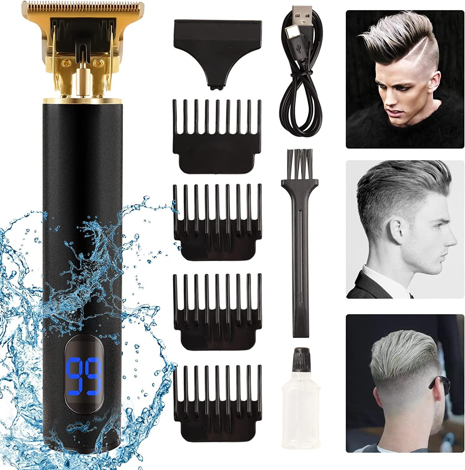 Professional Electric Cordless T-Blade Hair Trimmer for Men ...