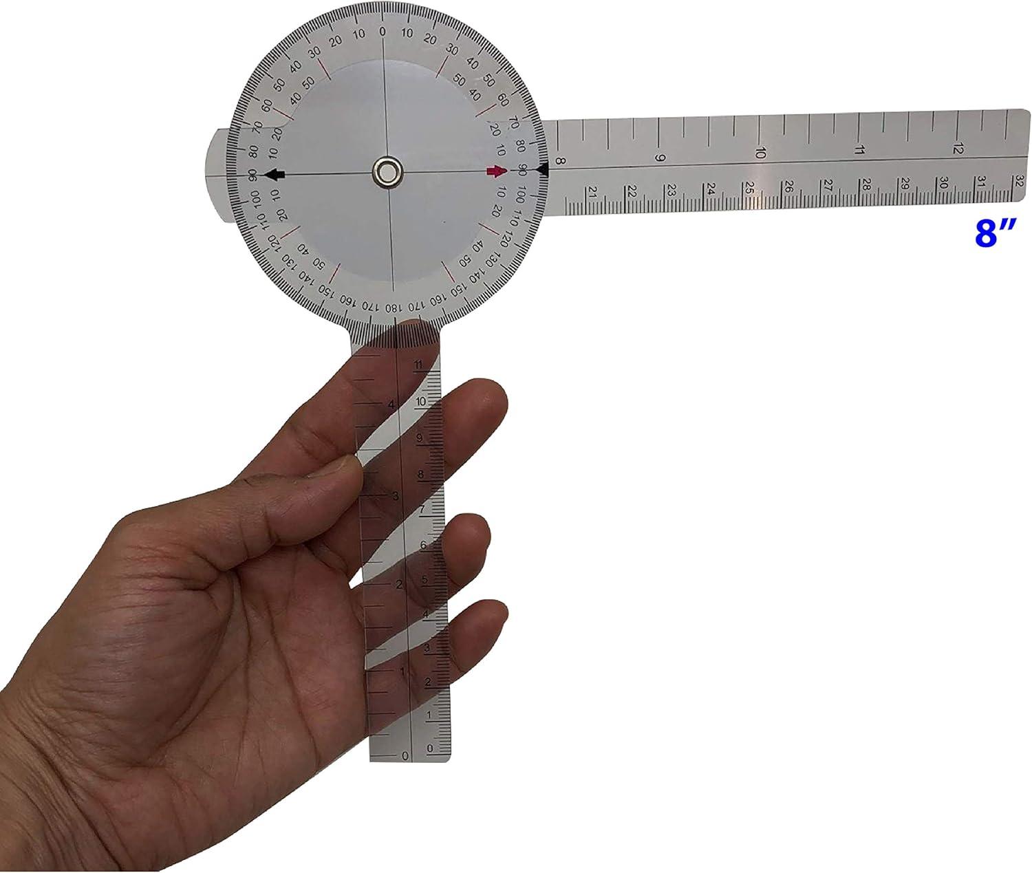 Buy Goniometer Kit - 12 8 & 6 Inch Set for Physical & Occupational ...
