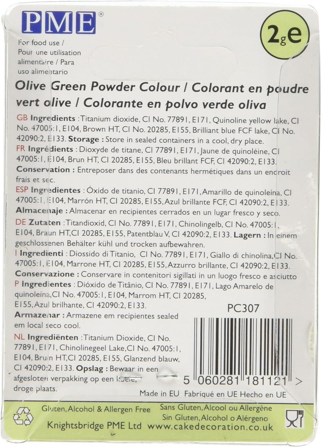 PME Edible Powder Colour Olive Green | Buy Now with Express ...