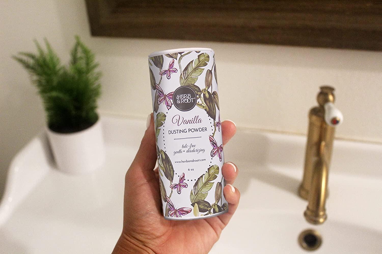 Vanilla Scented Talc-Free Body Dusting Powder - 6 oz - Absorbs Sweat ...