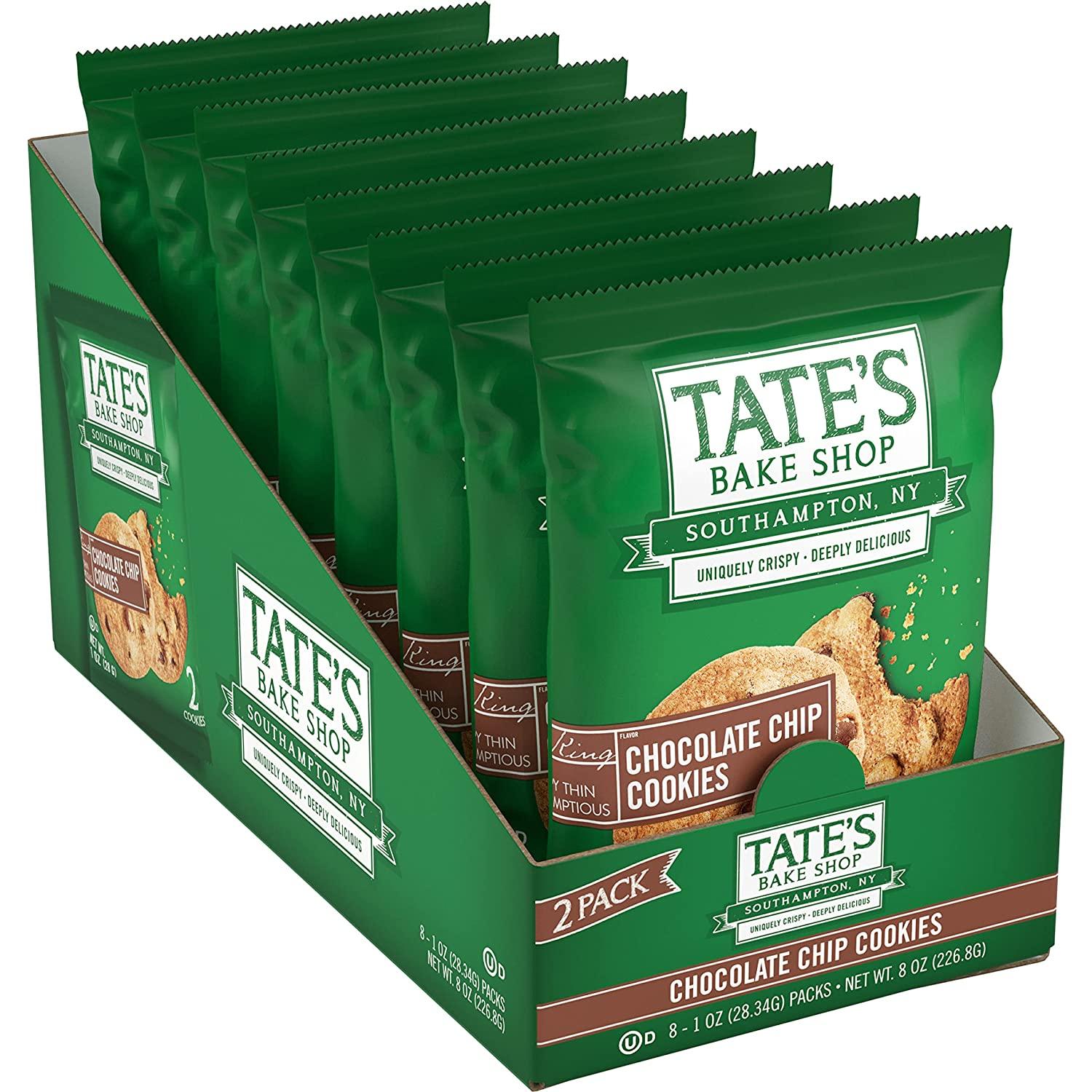 Tates Bake Shop Chocolate Chip Cookies - 2 Boxes (32 Cookies) | Buy Now ...