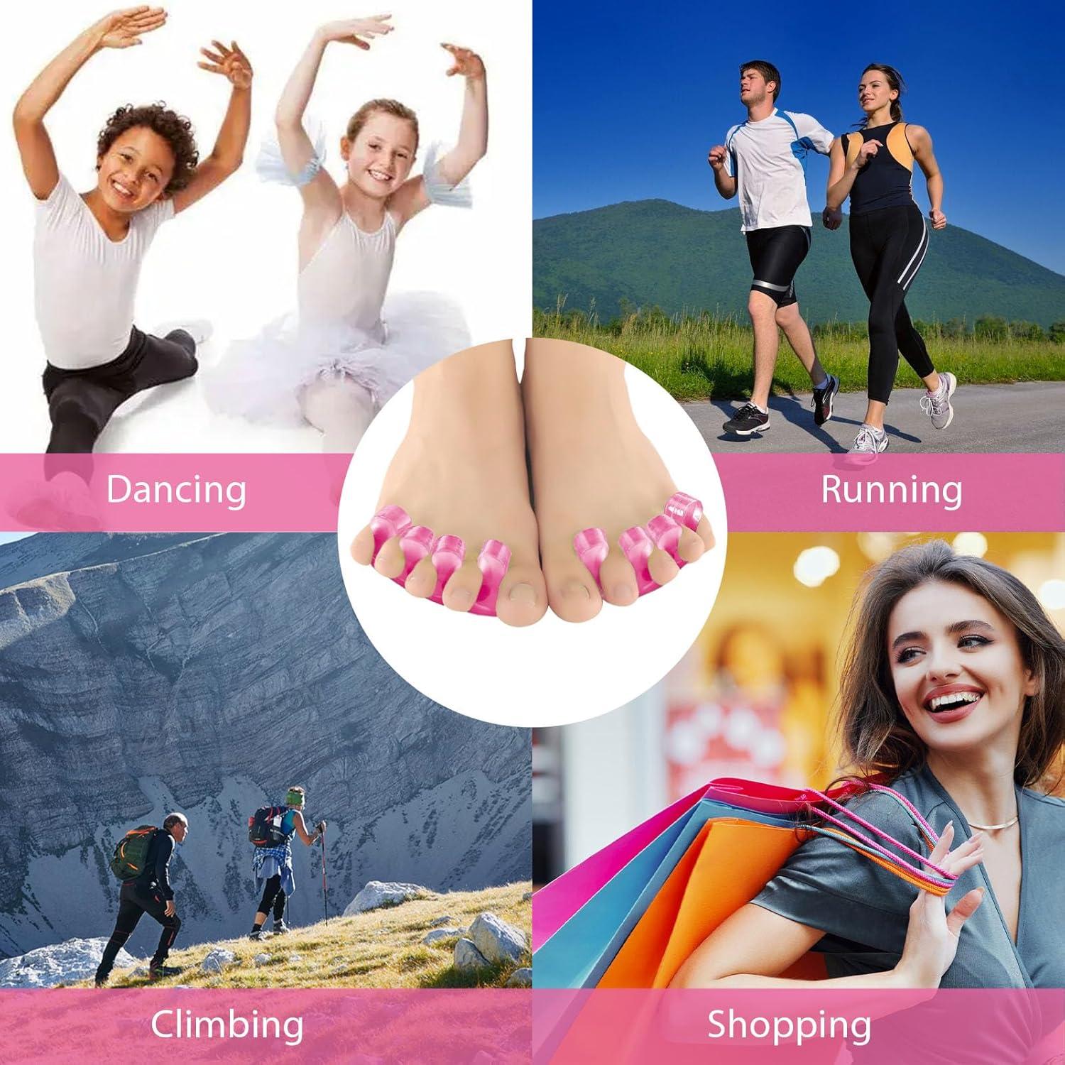 Buy Silicone Toe Separator - Washable Pedicure Tool for Overlapping ...