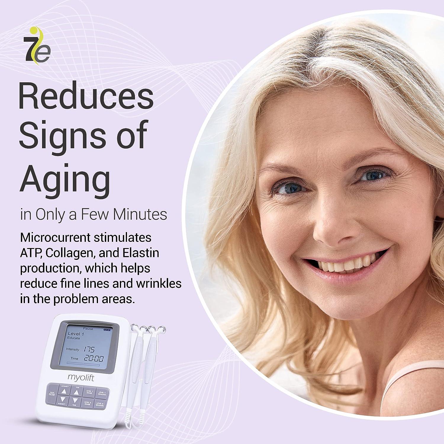 7E Wellness MyoLift Mini Microcurrent Facial Device - Anti-Aging Skin ...