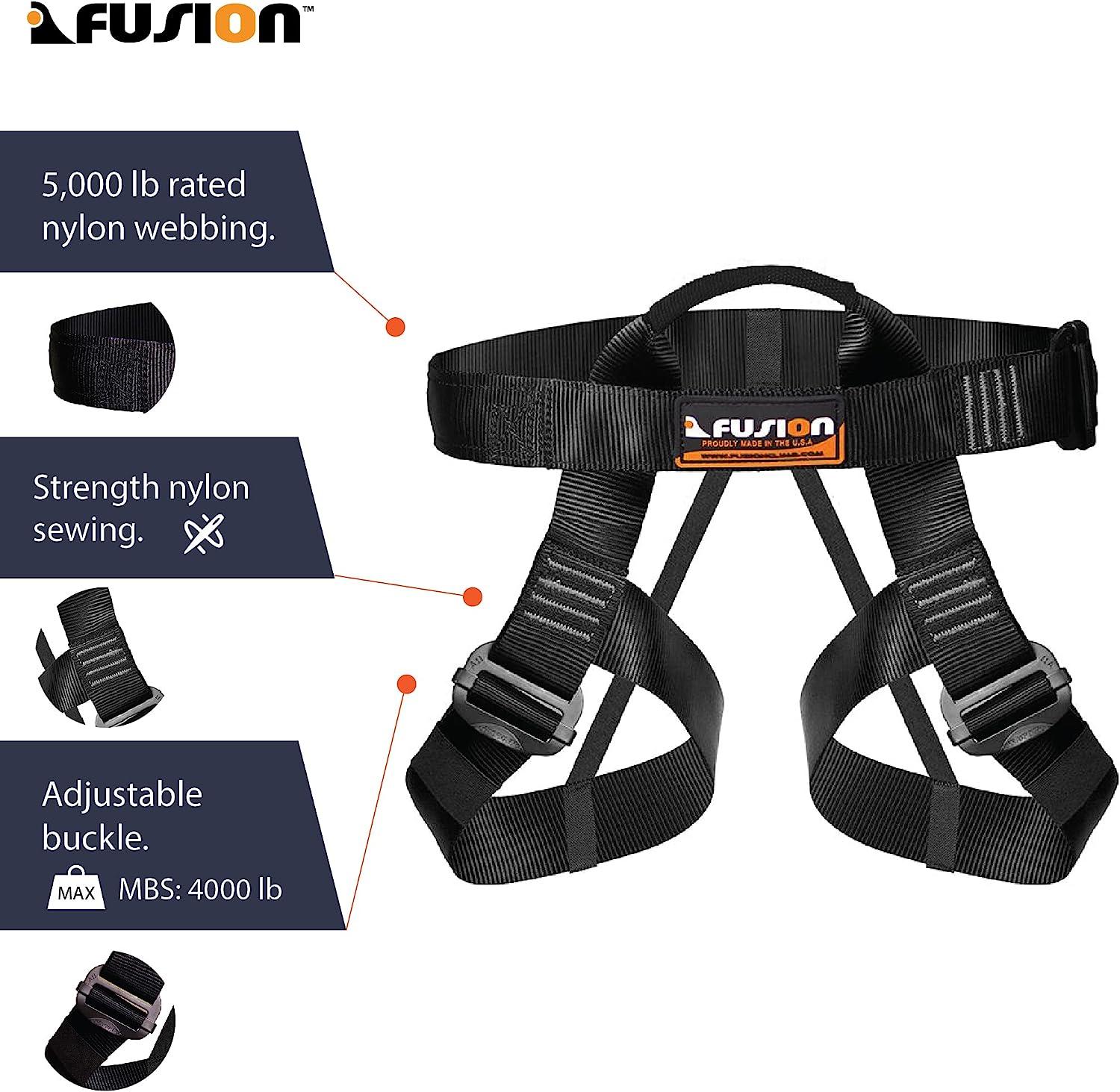 Fusion Climb Centaur Half Body Harness - Ideal for Fire Rescue, Caving ...