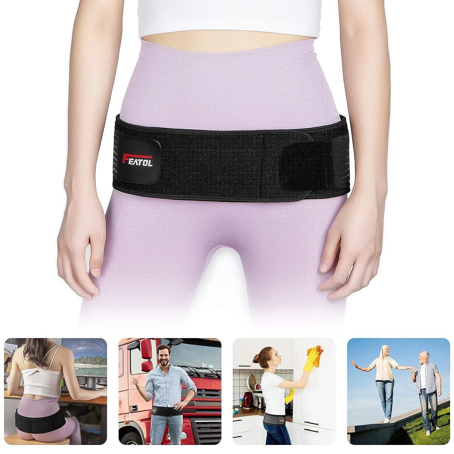 FEATOL Sacroiliac Hip Belt- Si Joint Brace for Men and Women ...