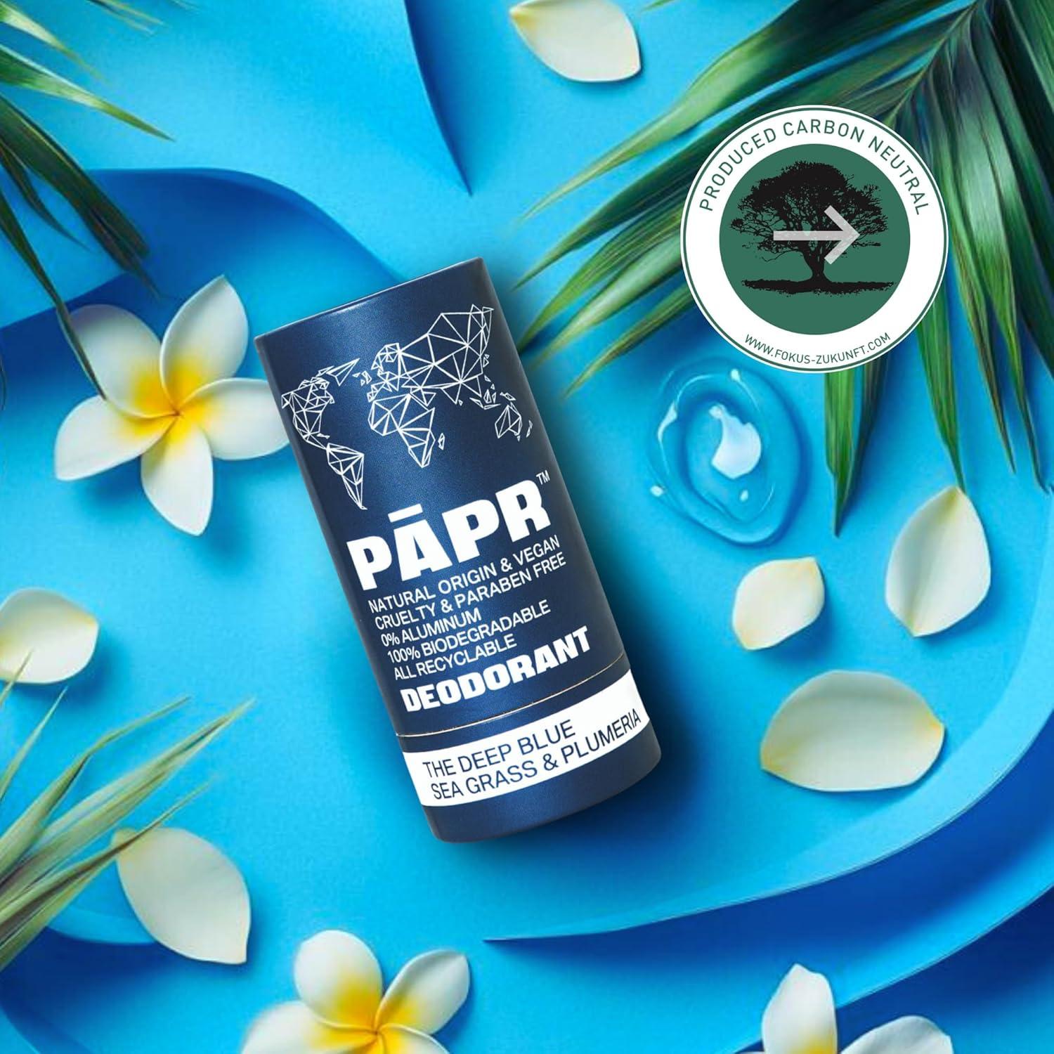 PAPR - Nature Powered Clinically Proven All Natural Deodorant in Zero ...