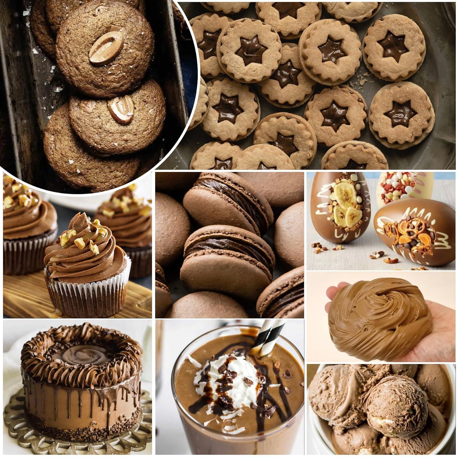 Buy Sugar-Free Brown Food Coloring - 160ml Liquid Color for Cakes ...