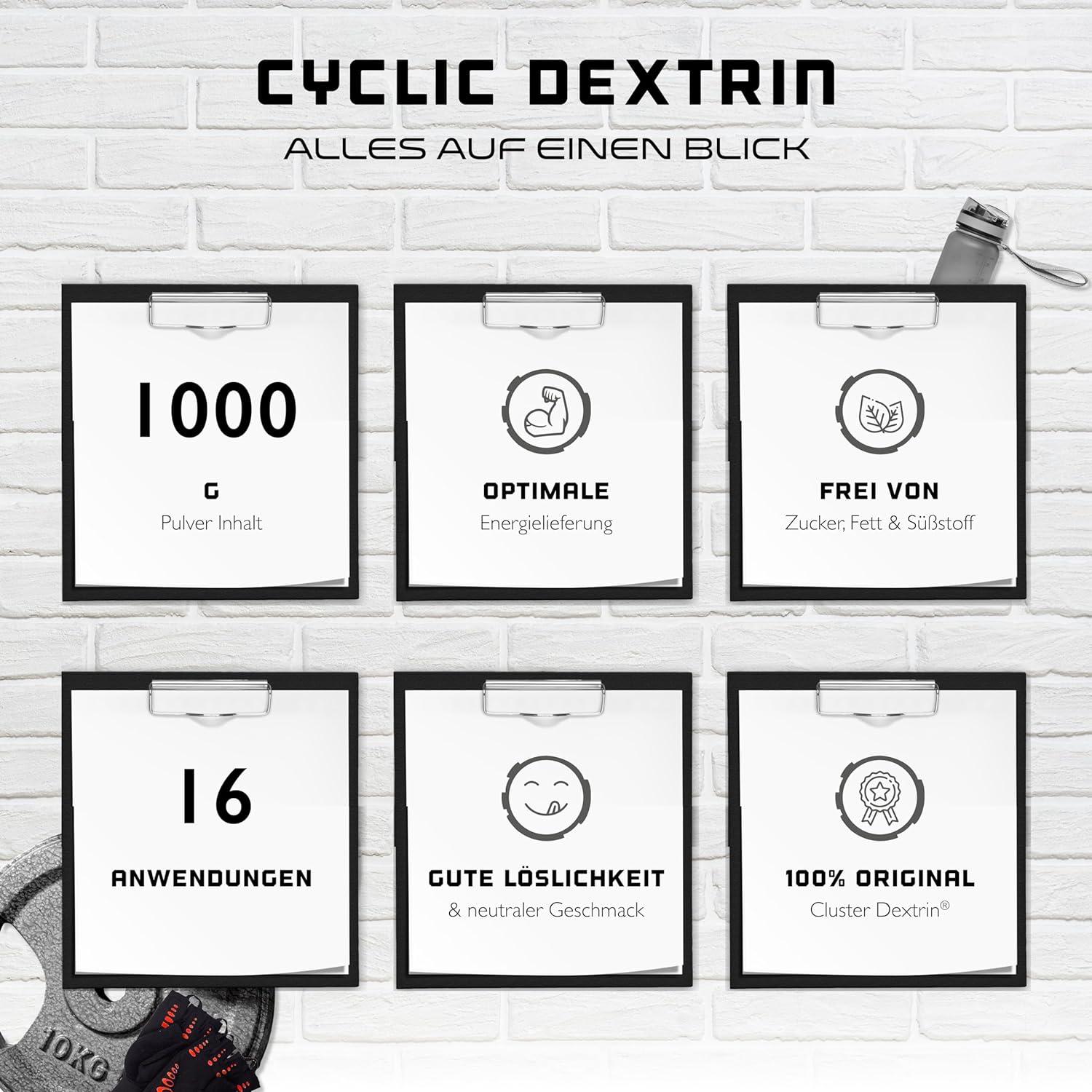 Buy Cyclic Dextrin (Cluster Dextrin ) 1000g - Premium Vegan ...