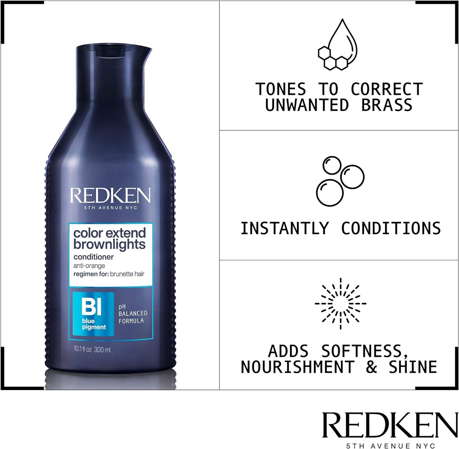 Redken Color Extend Brownlights Blue Conditioner for Natural & Color ...