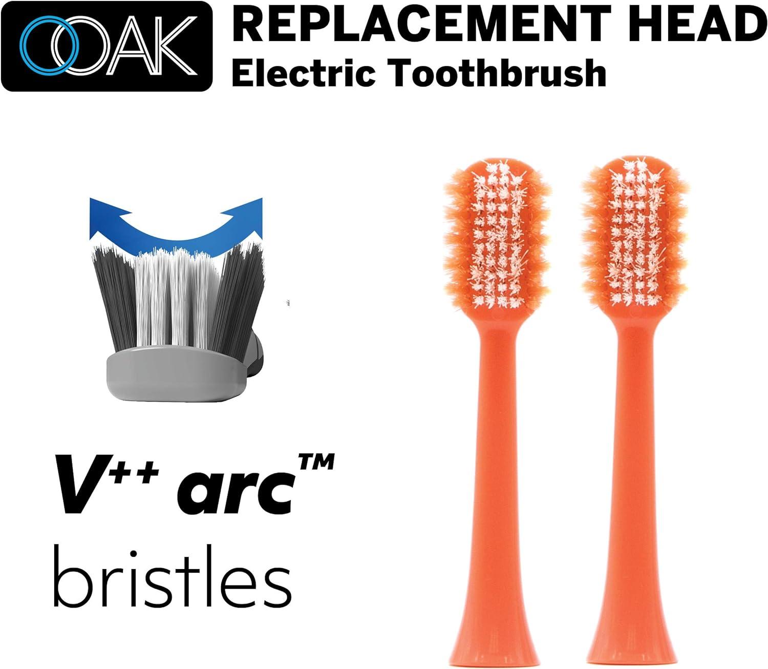 6-Pack Ooak V++Arc Replacement Brush Heads for Philips Sonicare - Black ...