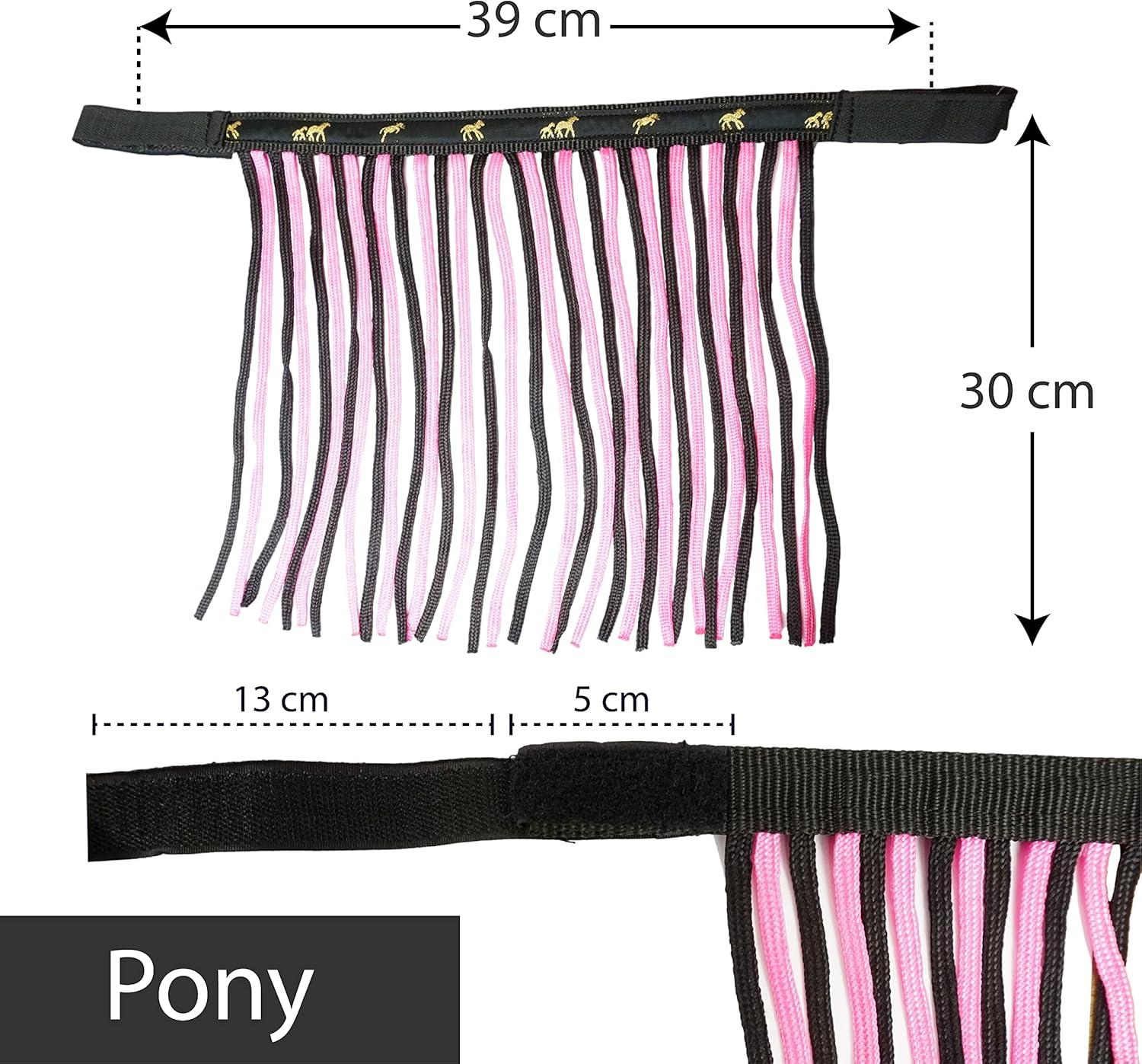 Fly Mask with Fringe & Velcro Fastener for Horses | Best Fly Hood for ...