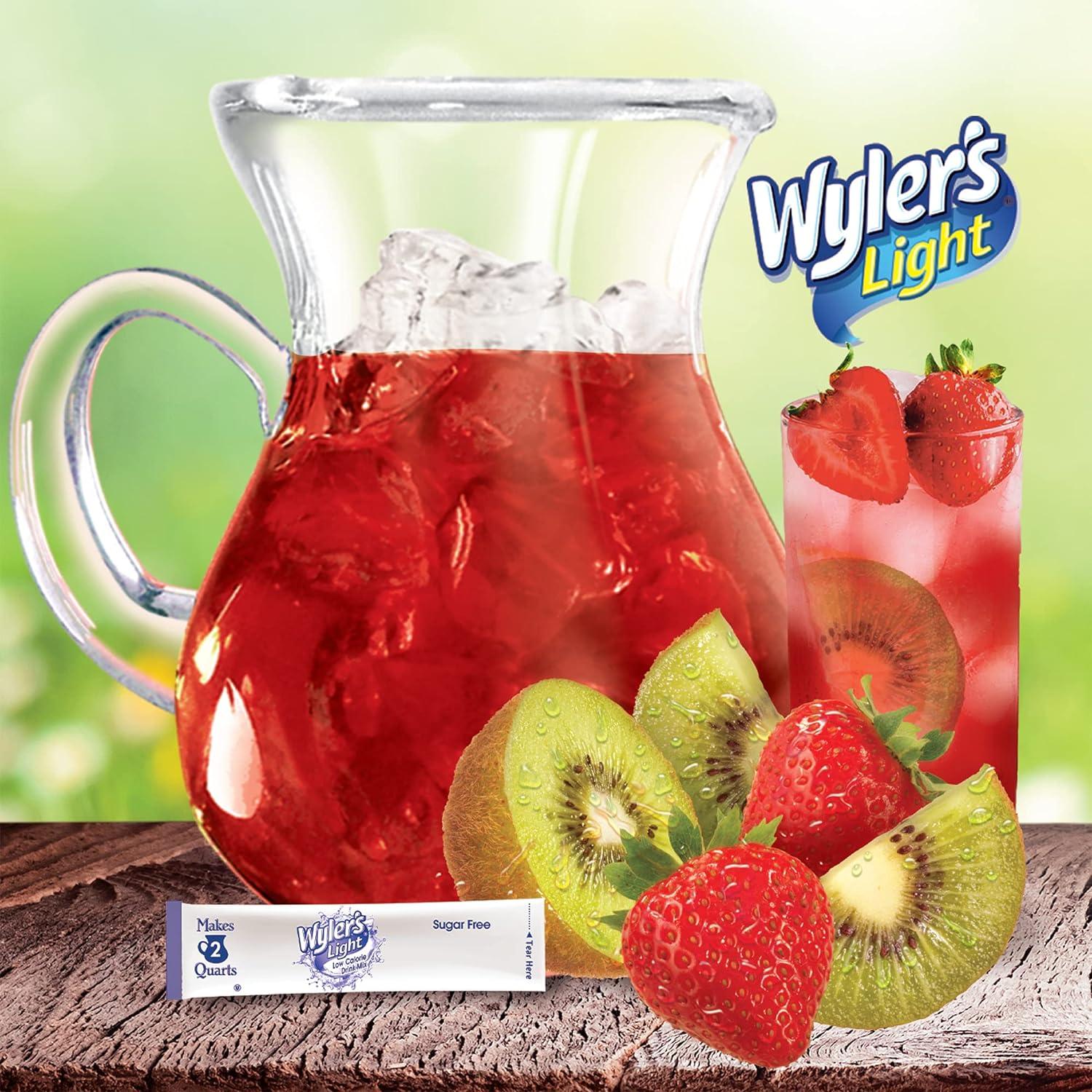 Wyler's Light Kiwi Strawberry Pitcher Packs - 6 Boxes (36 Packets ...