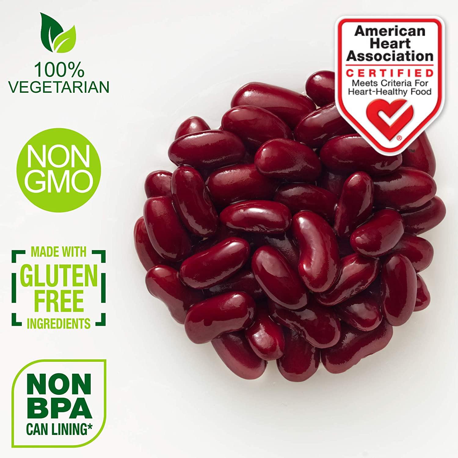 S&W Low Sodium Red Kidney Beans (12 Pack) - Vegan, Non-GMO, Gluten-Free ...